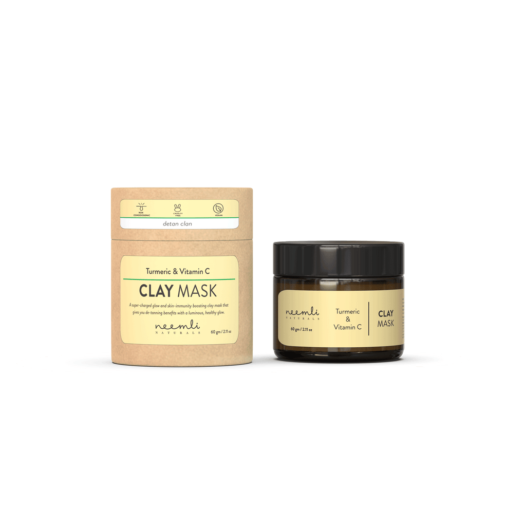 Turmeric And Vitamin C Clay Mask Neemli Naturals